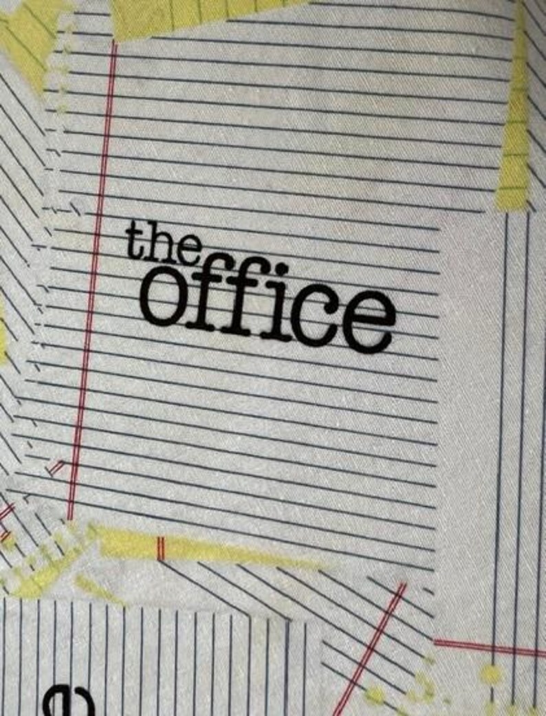 The Office Scrap Paper Fabric 44in by the Yard - Etsy