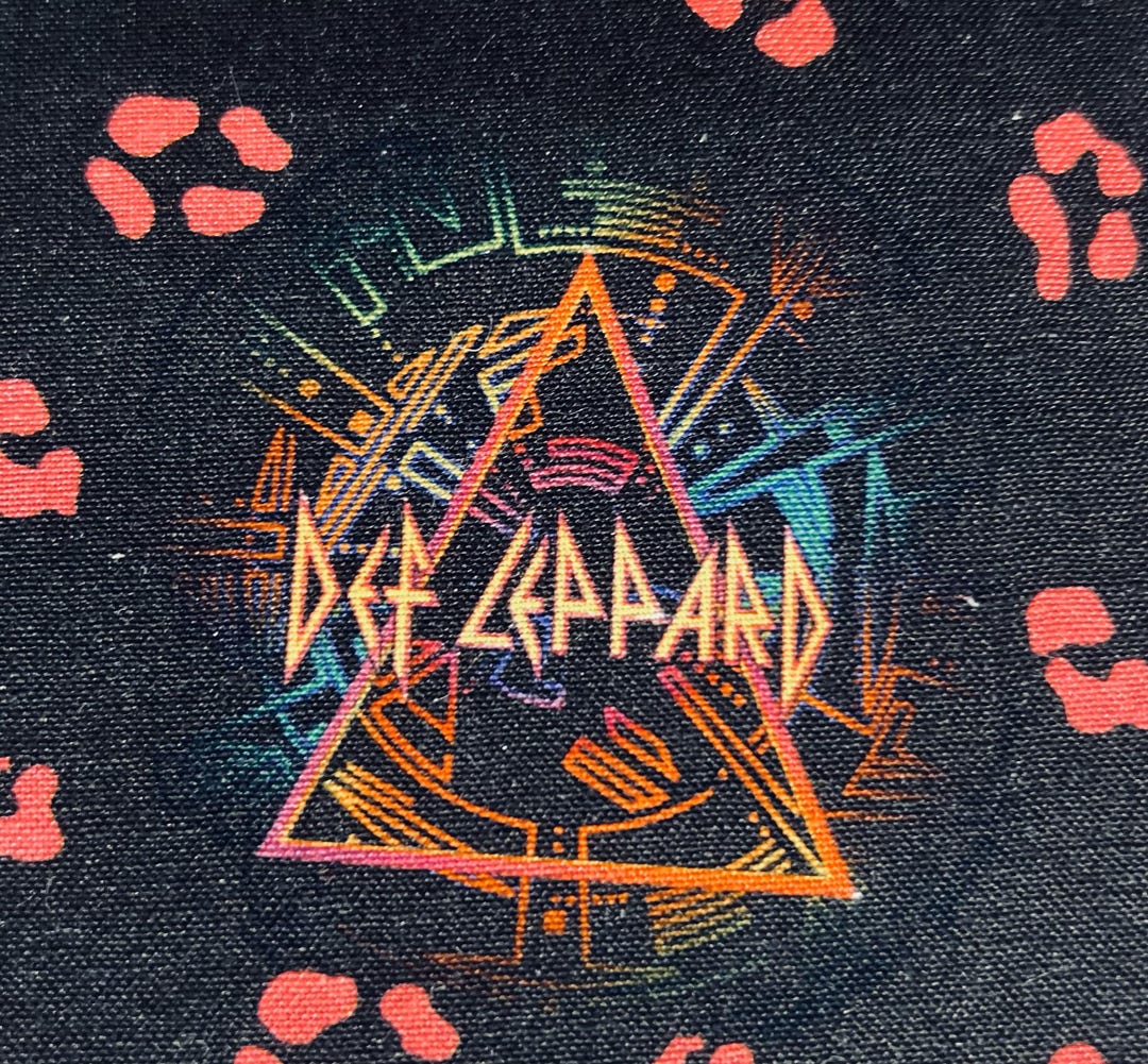 Def Leppard Pink Spots 100% Cotton Fabric - Etsy