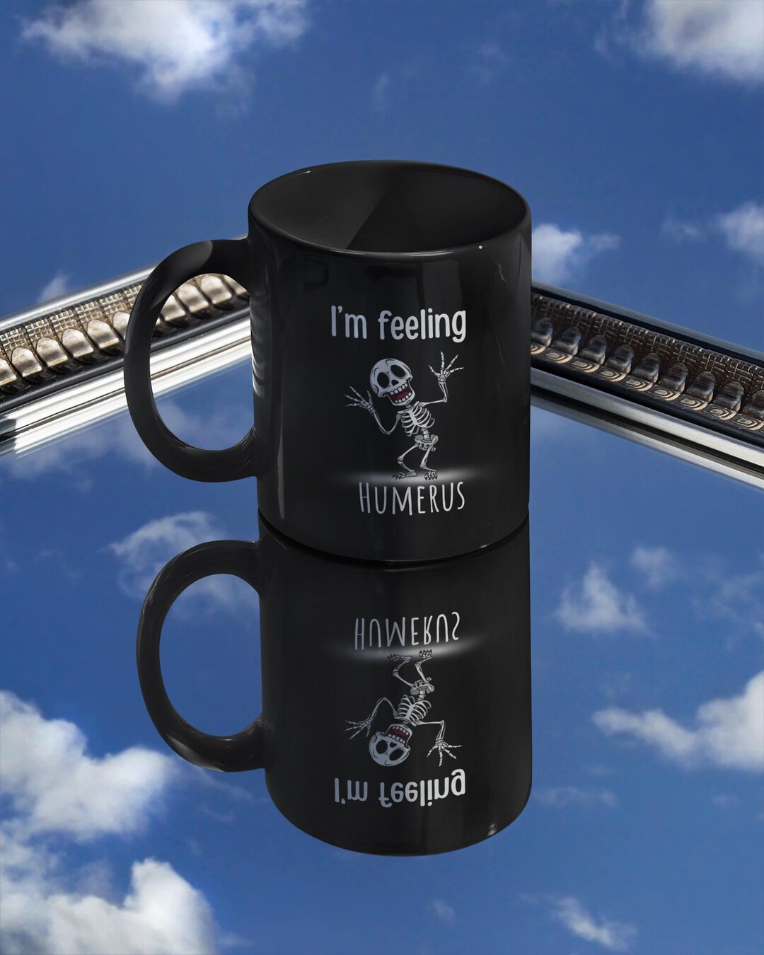 I'm Feeling Humerus Biology Mug - Funny Skeleton Science Cup, Anatomy ...