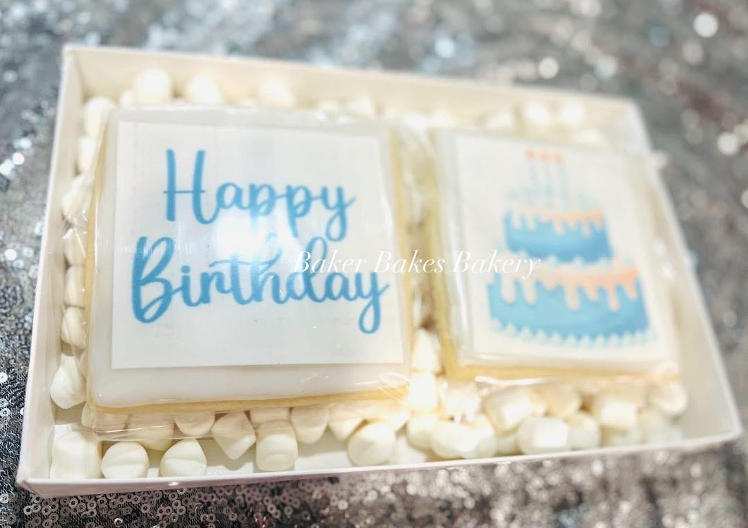 Happy Birthday Cookie Set - Etsy