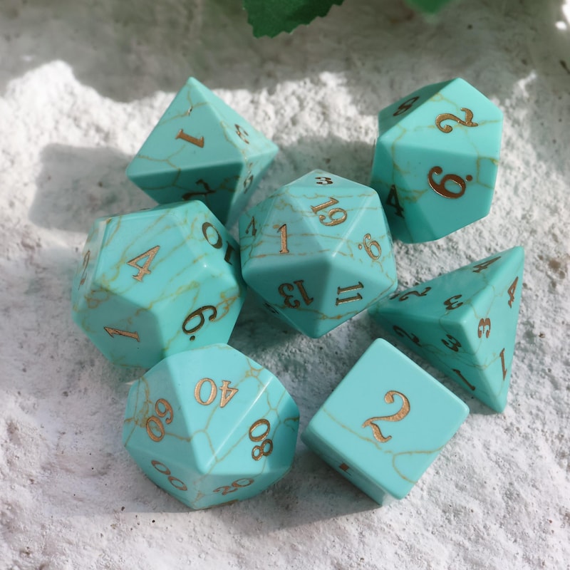 Dnd Dice Handpainted - Etsy