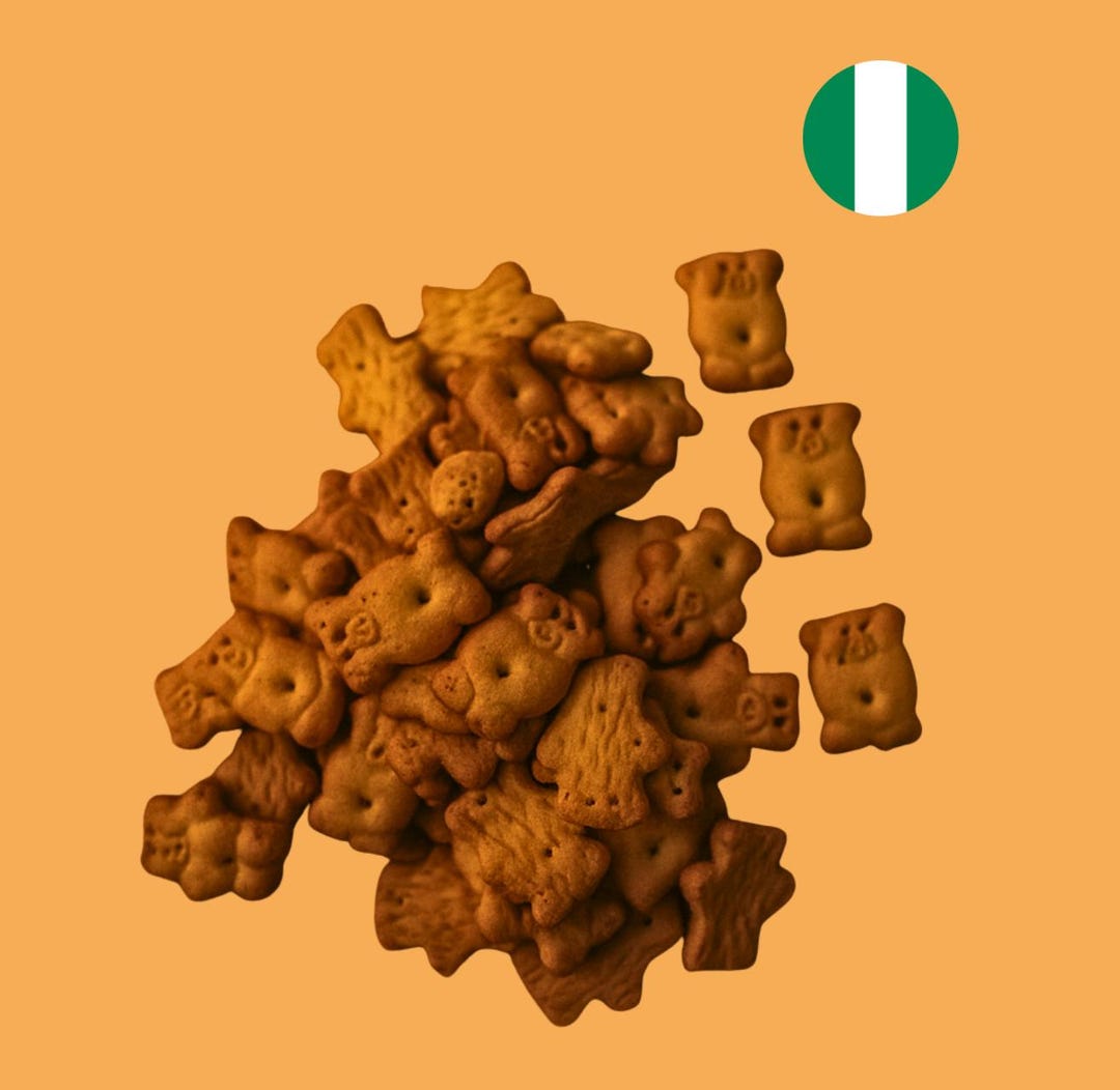 4x Yale Teddy Bear Cookies 28g - Nigerian Biscuits - African Snacks - Etsy