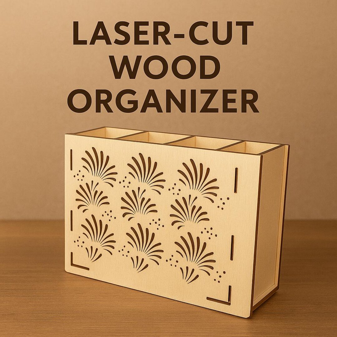Remote Control Holder Laser Cut Bundle | Diy Wood Organizer | Pdf Dxf ...