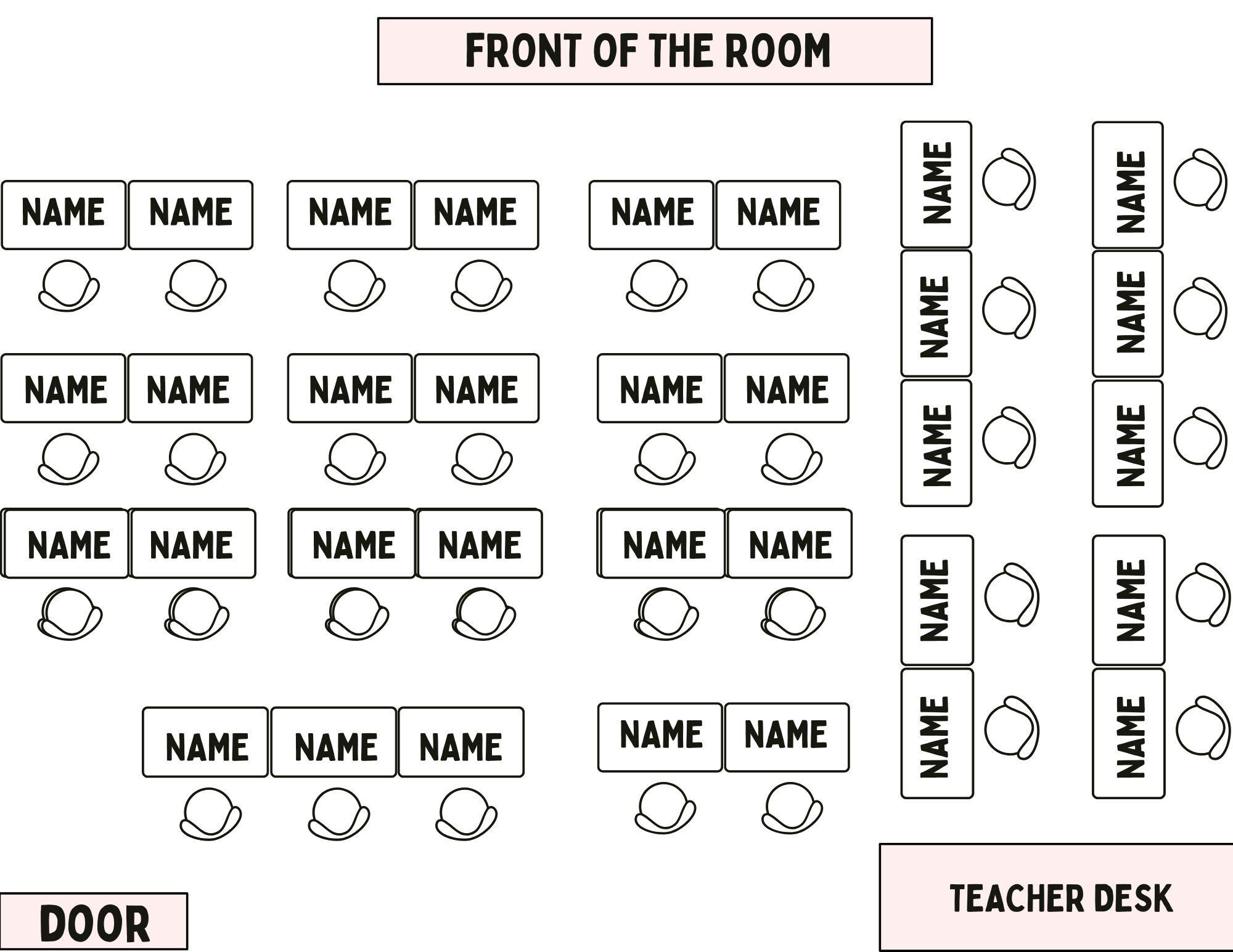 Classroom Seating Chart - Etsy