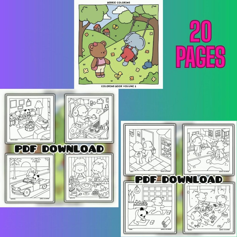 Coco Wyo Inspired Coloring Book | 169 Cozy & Cute Pages | Relaxing ...