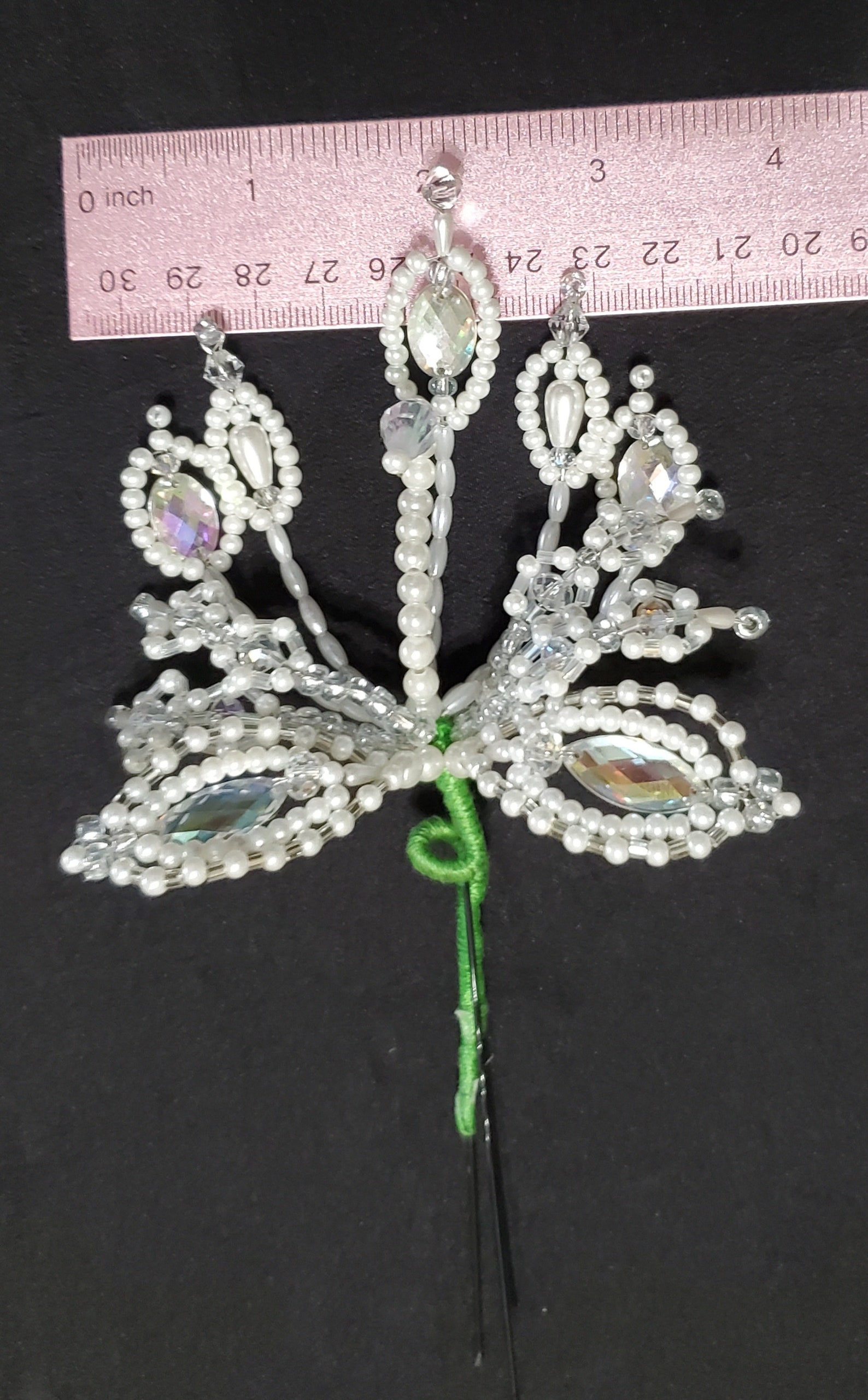 Handmade Tembleque Beaded Hairpiece Set (2) – Panamanian Folk Dance ...