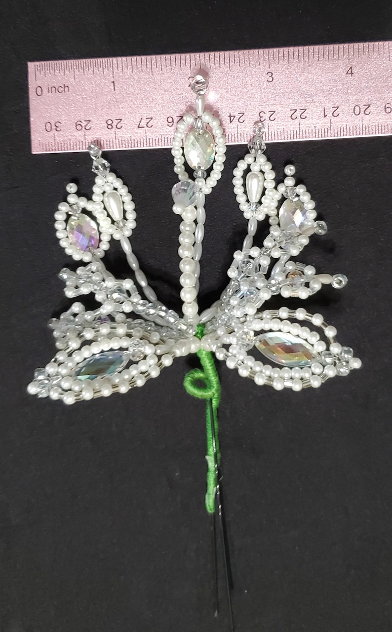 Handmade Tembleque Beaded Hairpiece Set (2) – Panamanian Folk Dance ...