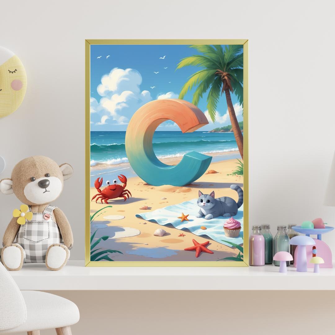 Letter C Puzzle - Fun Alphabet Learning Jigsaw for Kids and Spell Your ...