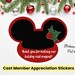 Cast Member Gift Cast Member Thank You Cast Member Sticker - Etsy