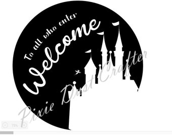 36x16 CUSTOM: Walt Disney to All Who Come to This Happy Place, Welcome ...