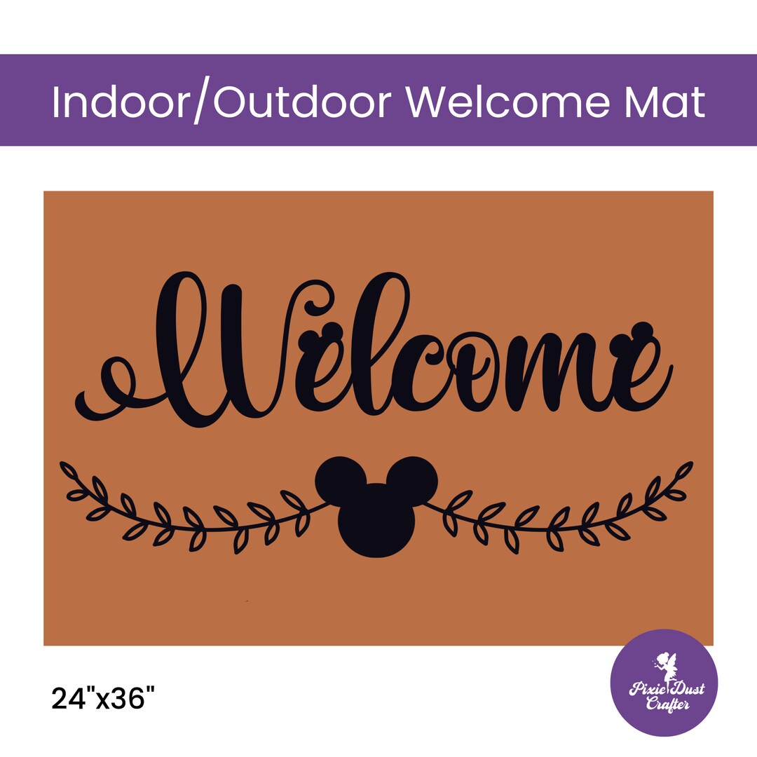 Welcome Mat Mouse Welcome Outdoor Rug Mouse Floor Mat - Etsy