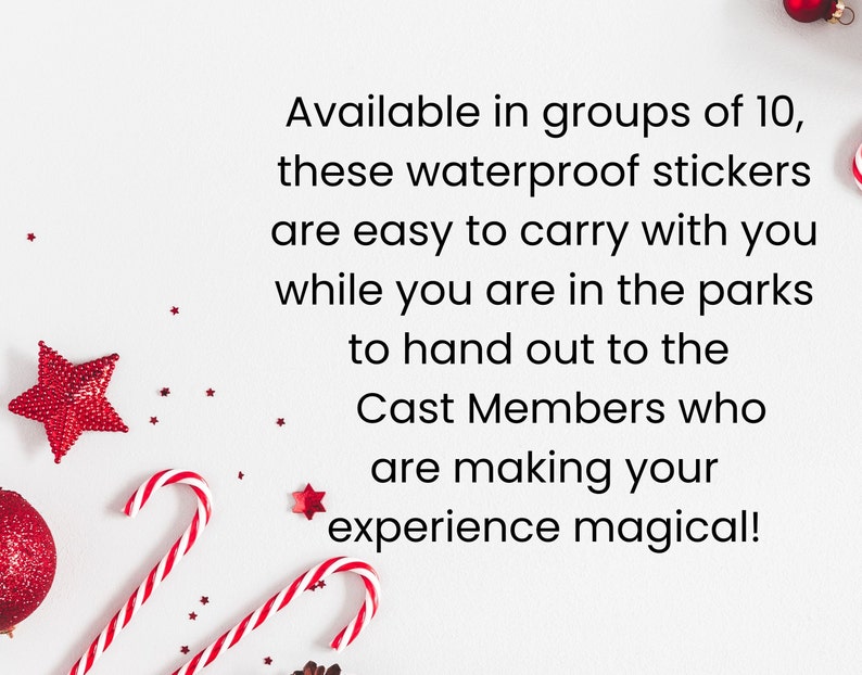 Cast Member Gift Cast Member Thank You Cast Member Sticker - Etsy