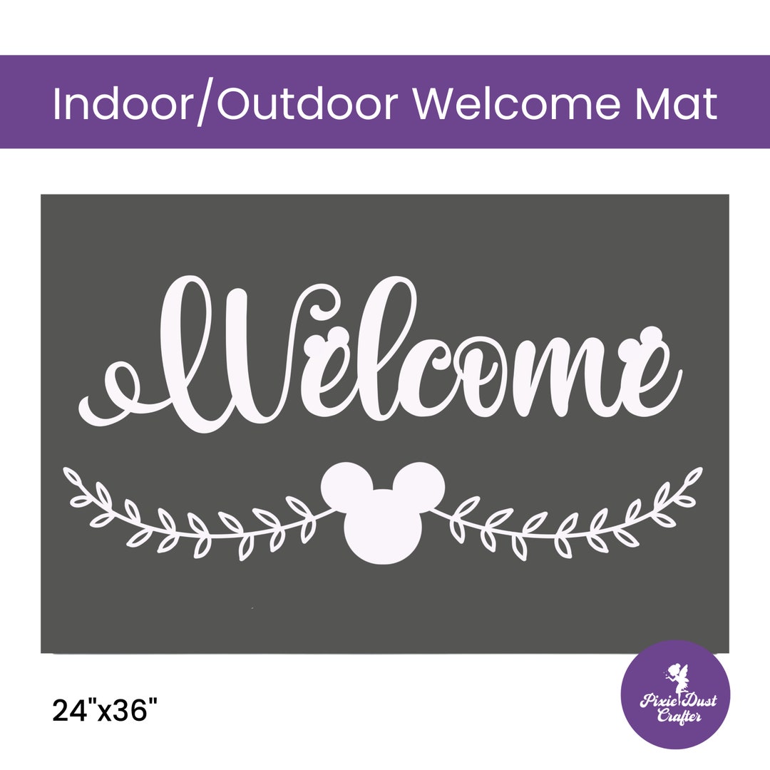 Welcome Mat, Mouse Welcome Outdoor Rug, Mouse Floor Mat, Housewarming ...