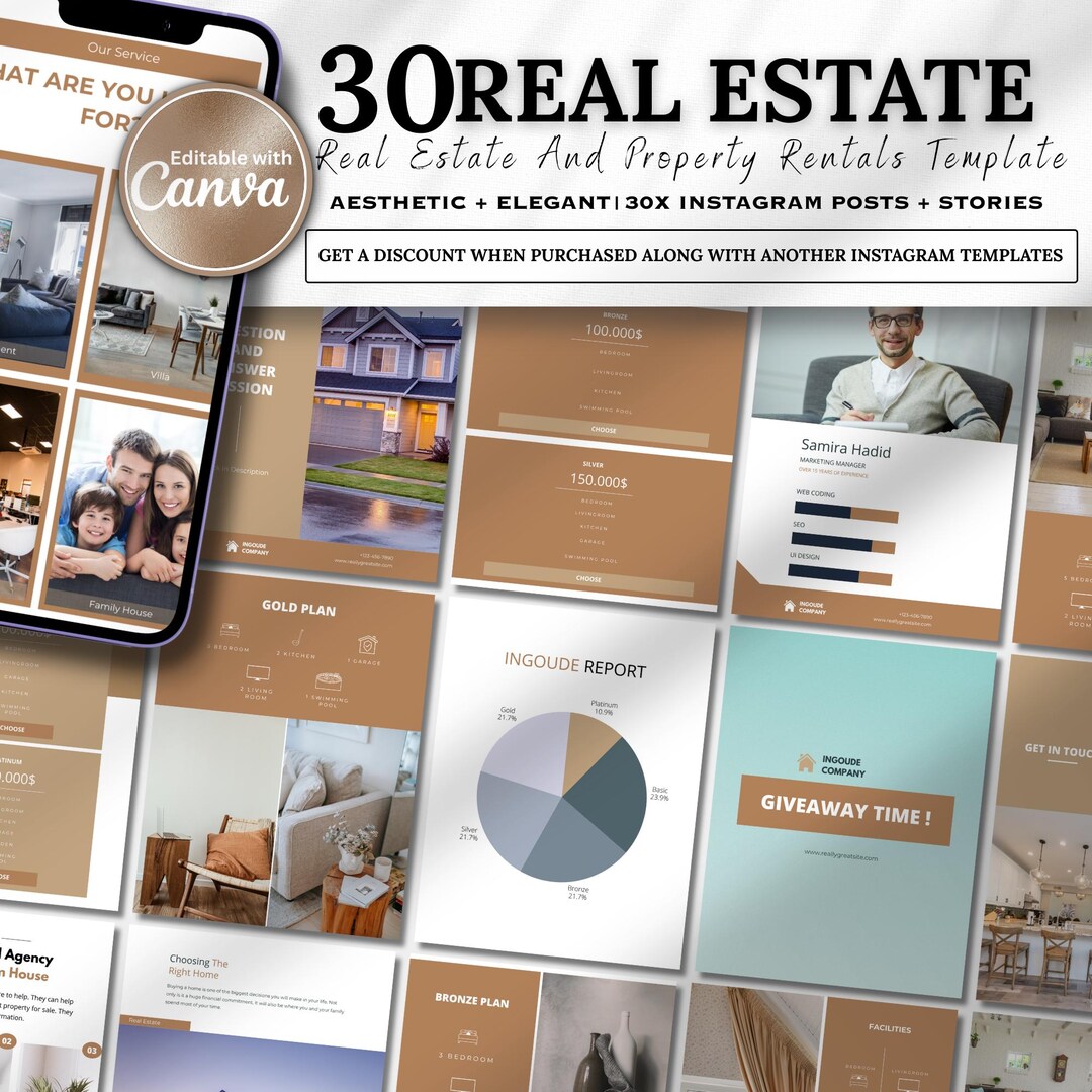 Editable Real Estate Brochure Template for Realtors, Home Owners ...