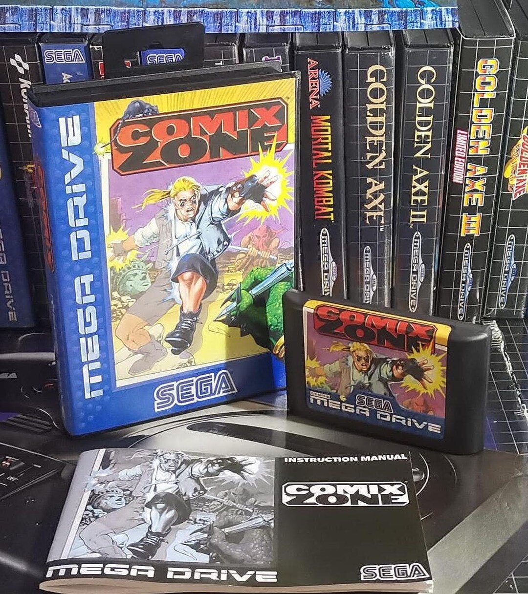 Comix Zone Pal Custom Megadrive Game Complete Perfect - Etsy