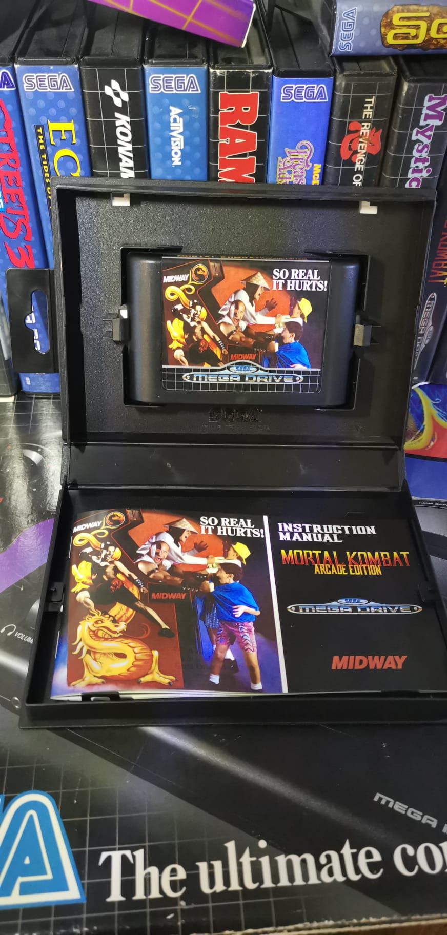 Mortal Kombat Arcade Edition Custom (choose Cover) Megadrive Pal Game Perfect - Etsy
