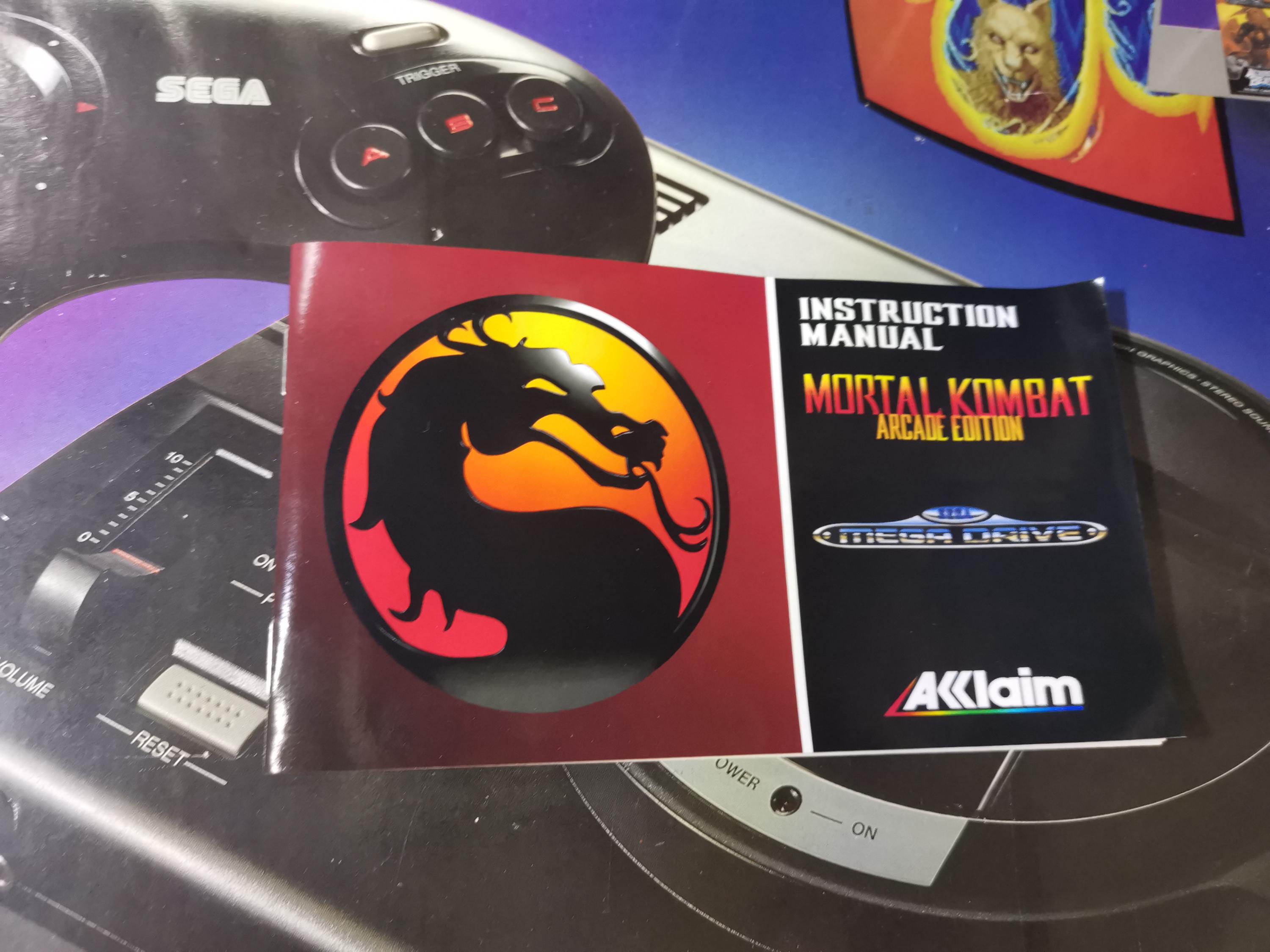 Mortal Kombat Arcade Edition Custom (choose Cover) Megadrive Pal Game Perfect - Etsy