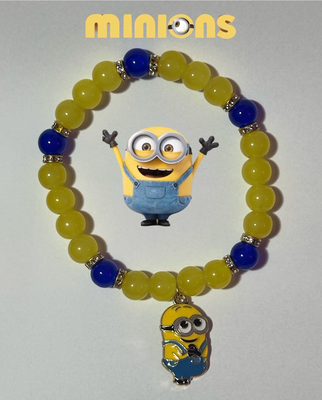 Minions Inspired Bracelet, Movie Inspired Bracelet, Character Bracelet ...