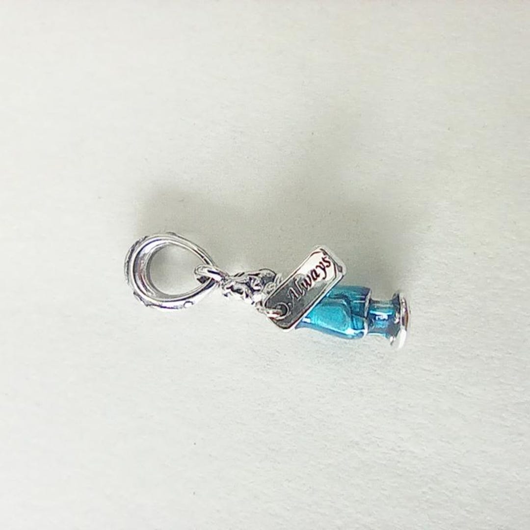 Silver Pandora Alice in Wonderland Drink Me Dangle Charm - Etsy