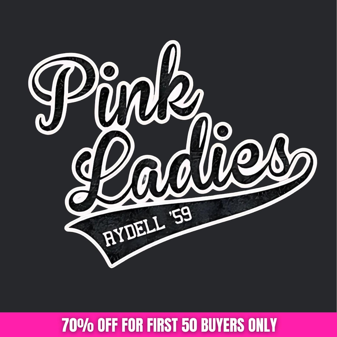 Pink Ladies PNG: Grease Inspired Clipart Cut Files (digital Download ...