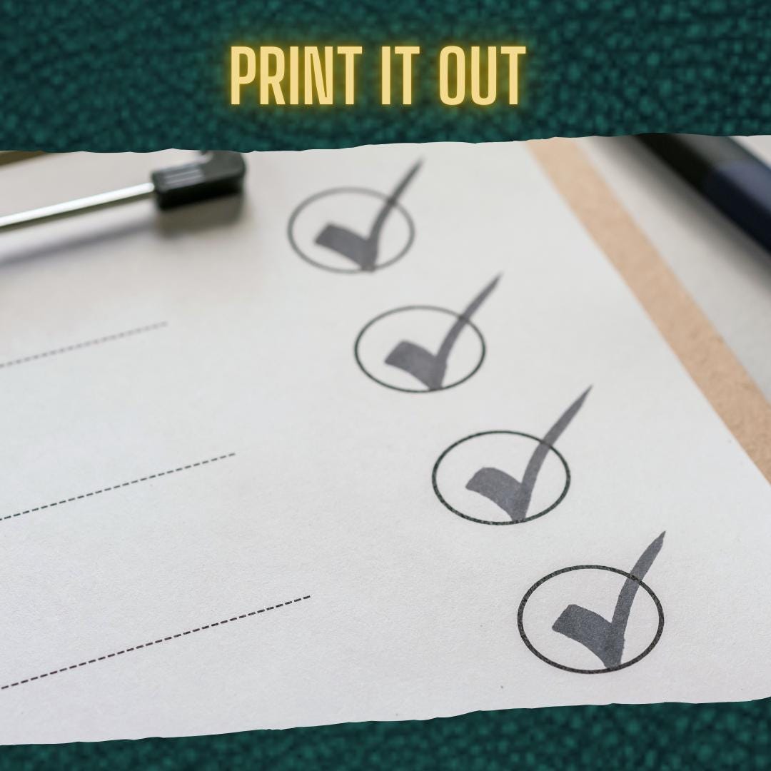 Fiction Manuscript Checklist PDF | Post-draft Author Planner | Self ...