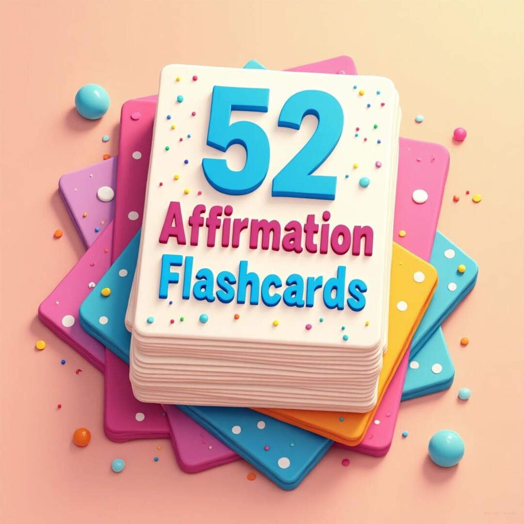 Kids Positive Affirmation Flashcards | Emotional Learning (digital ...