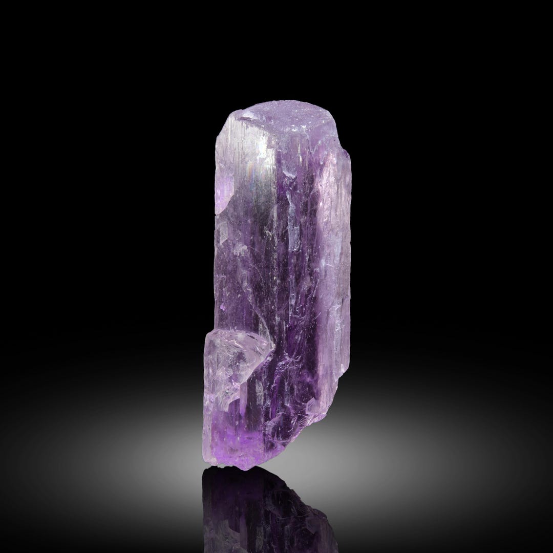 Rare 191ct Afghan Kunzite Crystal – Natural Pink Spodumene, Collector’s ...