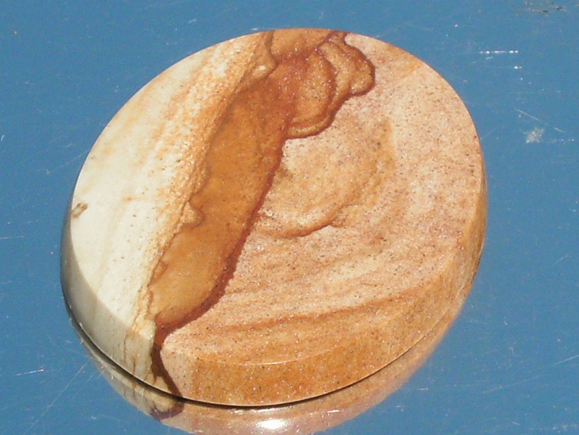 Chicken Track Picture Jasper, Landscape Cabochon 29.8mm X 39.2mm X 4 ...