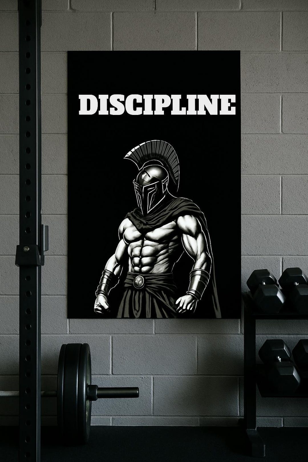 Discipline Warrior – Digital Spartan Poster - Etsy