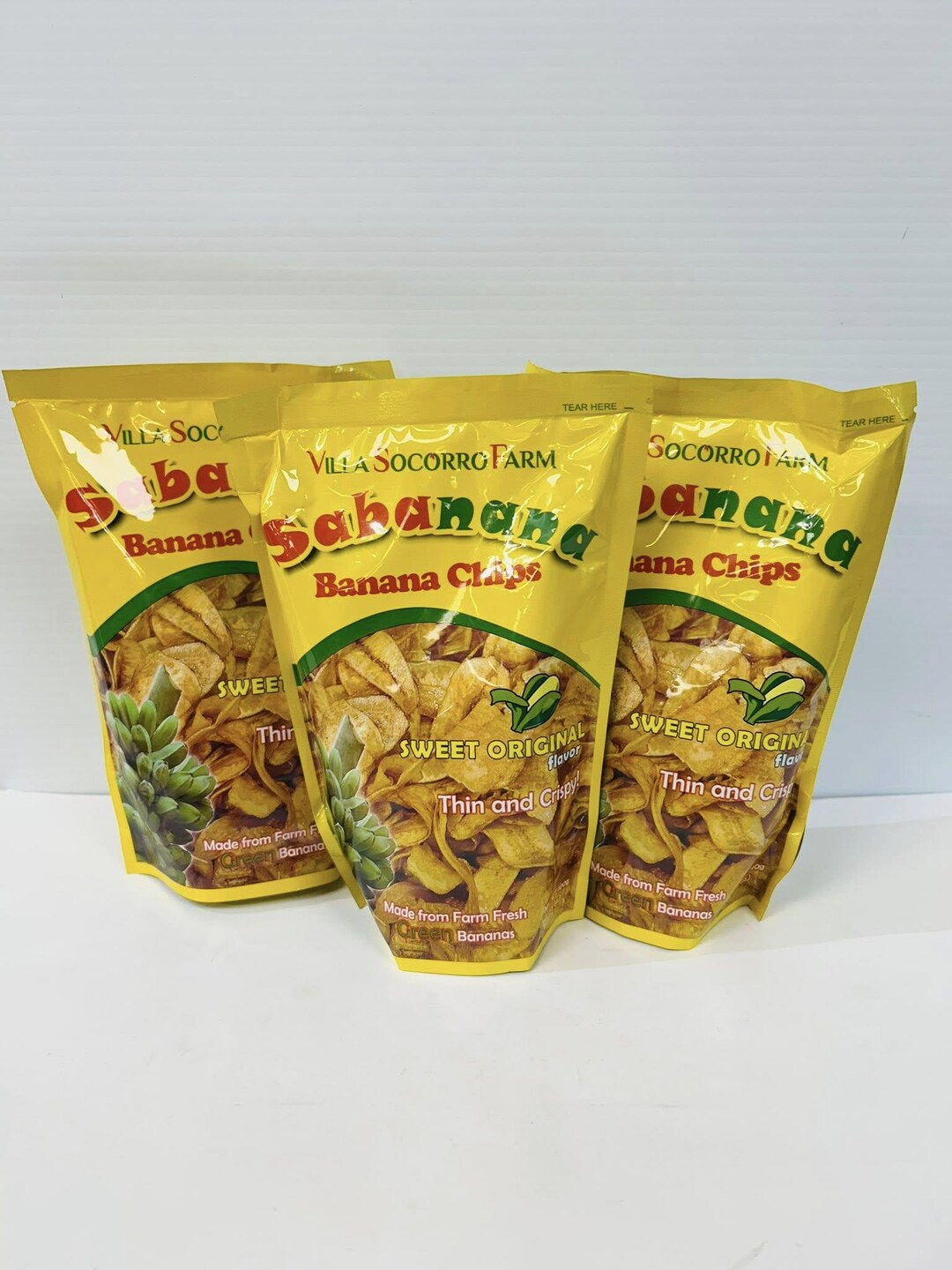 Villa Socorro Farms Sabanana Chips X 6 Bags Philippines - Etsy