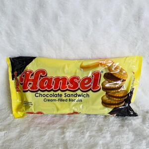Hansel Sandwich Cream Filled Crackers in Mocha, Milk and Choco X 3 Bags ...
