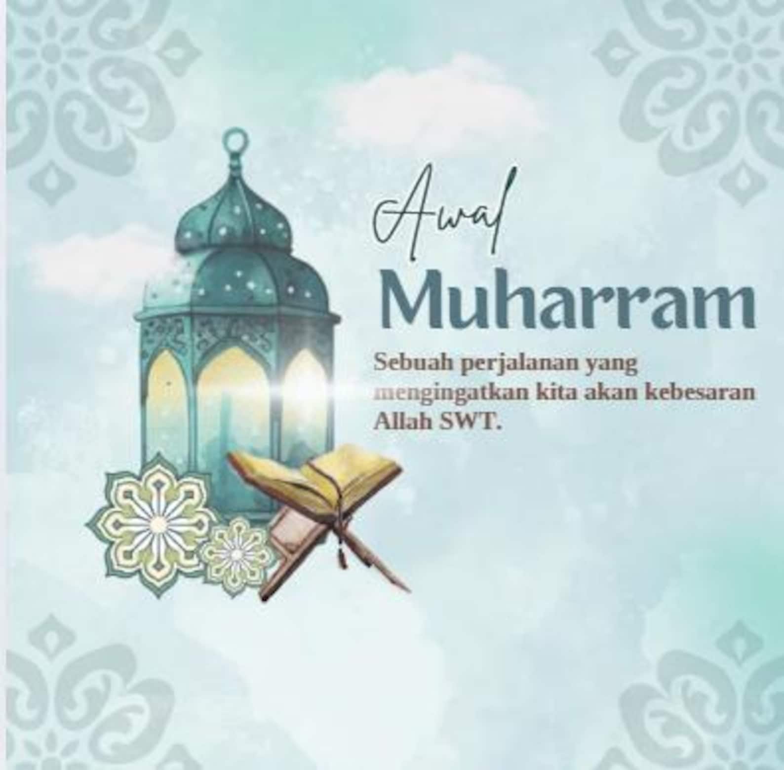 Awal Muharram Instagram Post Template | Islamic New Year Canva Template ...