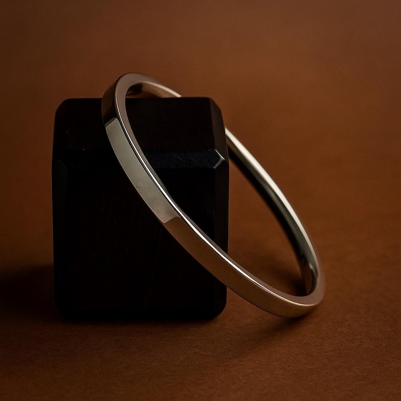 Handmade Heavy Sterling Silver Chunky Bangle 925 Silver - Etsy Canada