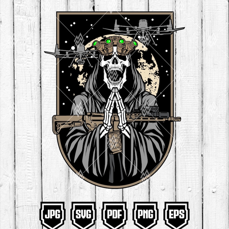 Military Grim Reaper Png - Etsy