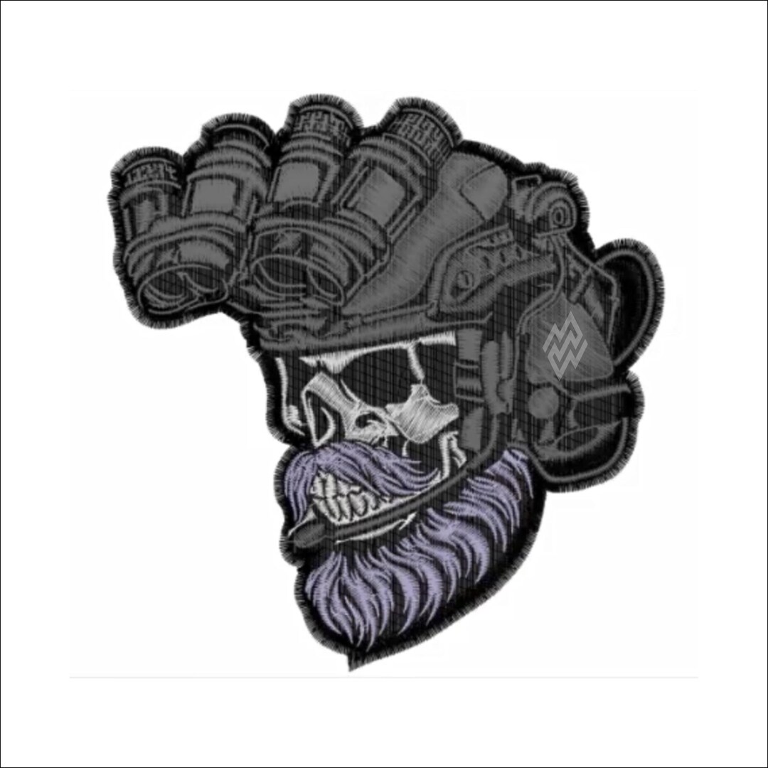 NVG Skull Embroidery Design – NVG Skull Military Patch – Embroidery Files - Etsy
