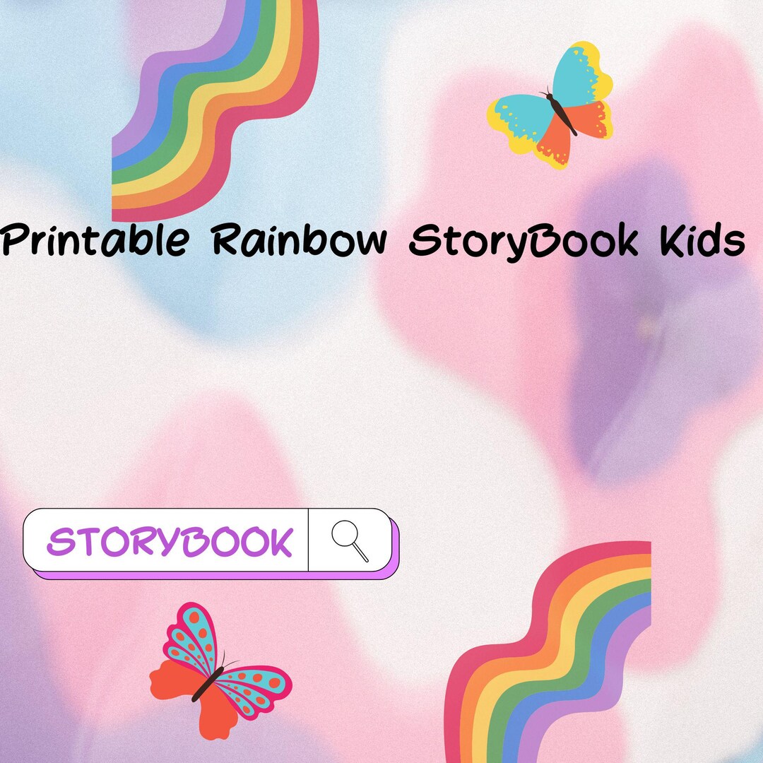 Printable Rainbow Storybook for Kids – Color Learning Book – Vee’ S ...