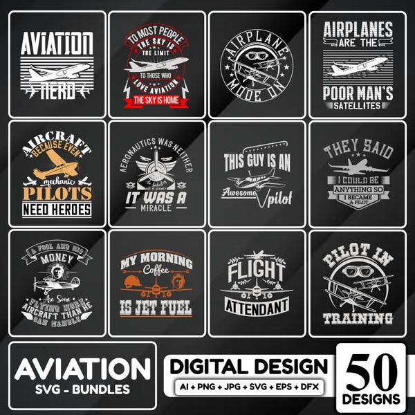 Pilot Svg - Etsy