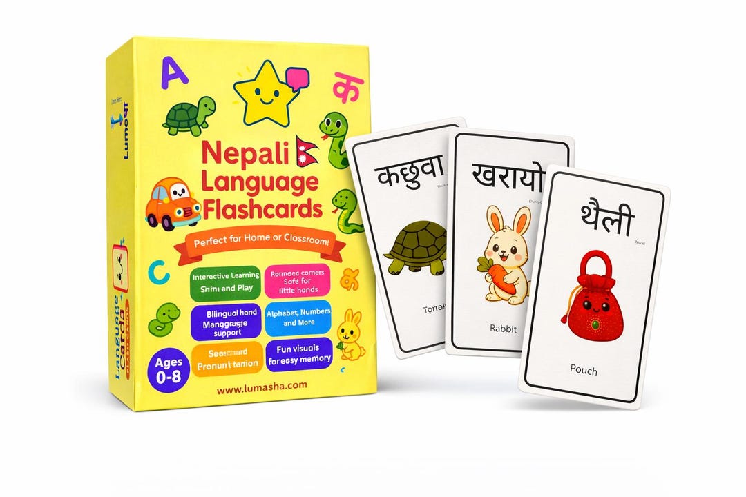 Nepali Language Flashcards for Kids | Fun Way to Learn Nepali Alphabet ...