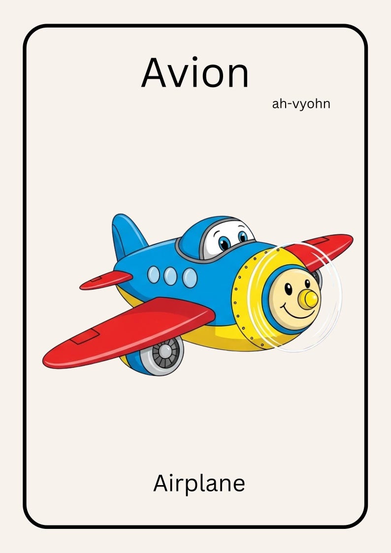 French Alphabet Flashcards: Montessori Learning Cards (digital Download ...