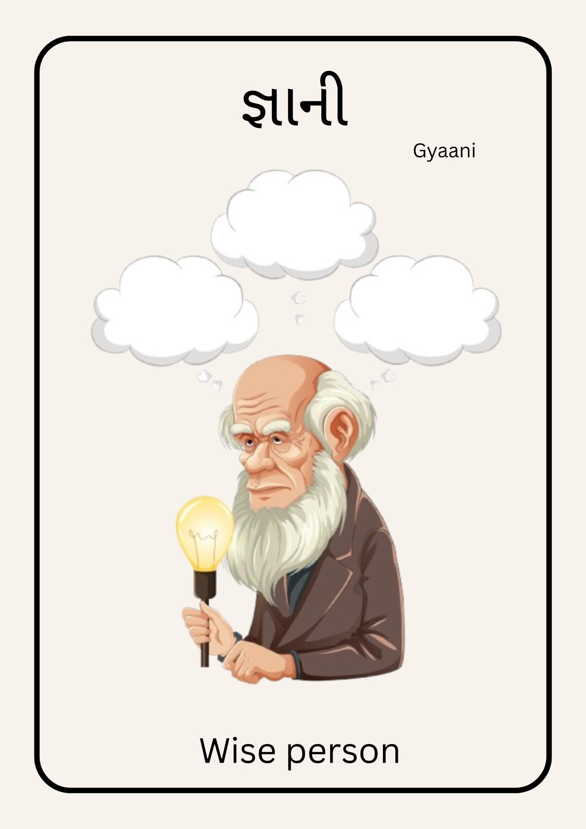 Gujarati Alphabet Flashcards: Montessori Learning Cards (digital ...