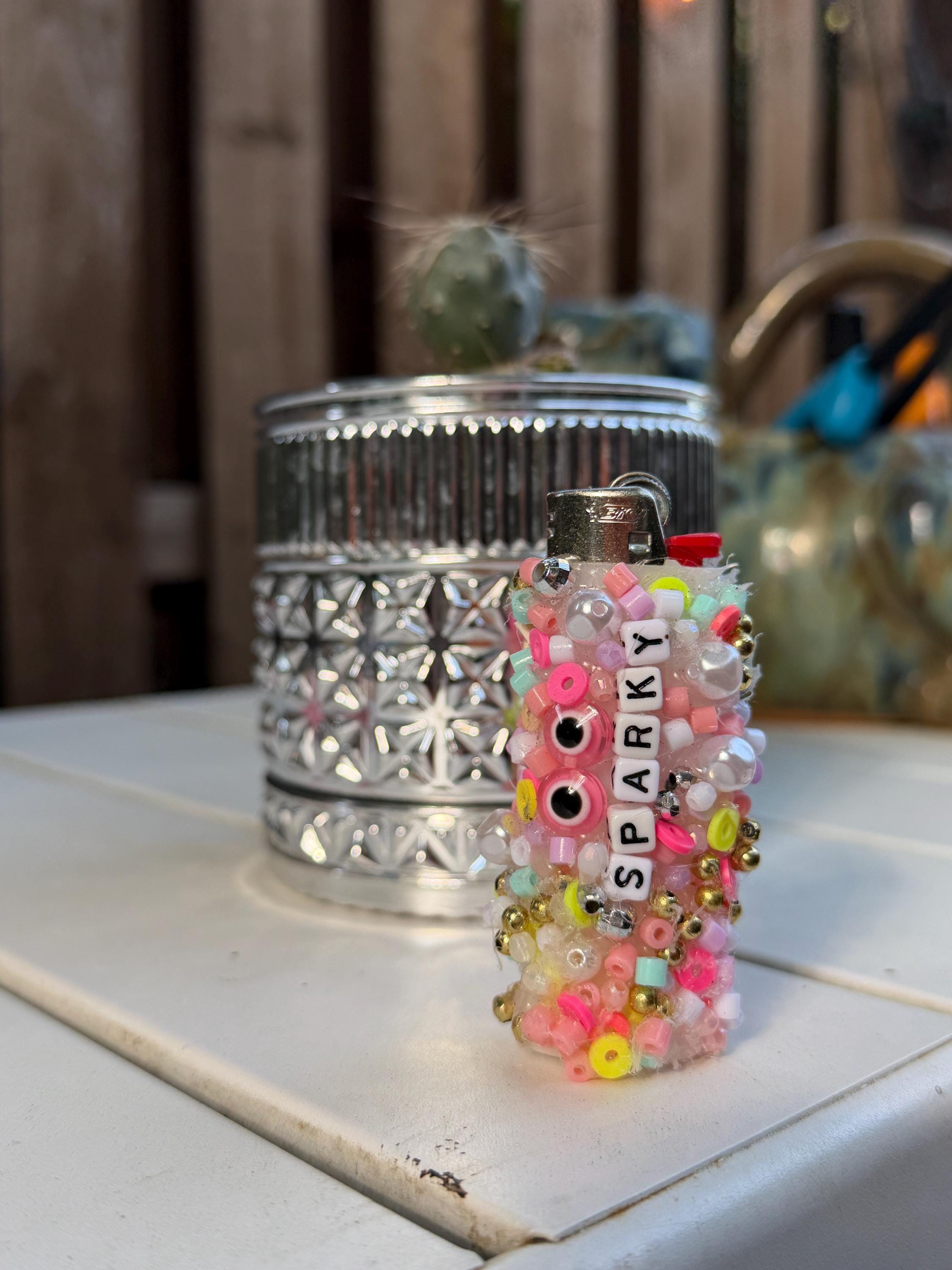 Bedazzled Lighter – Campy Chaos Sparkle Y2K Maximalist Rhinestone ...