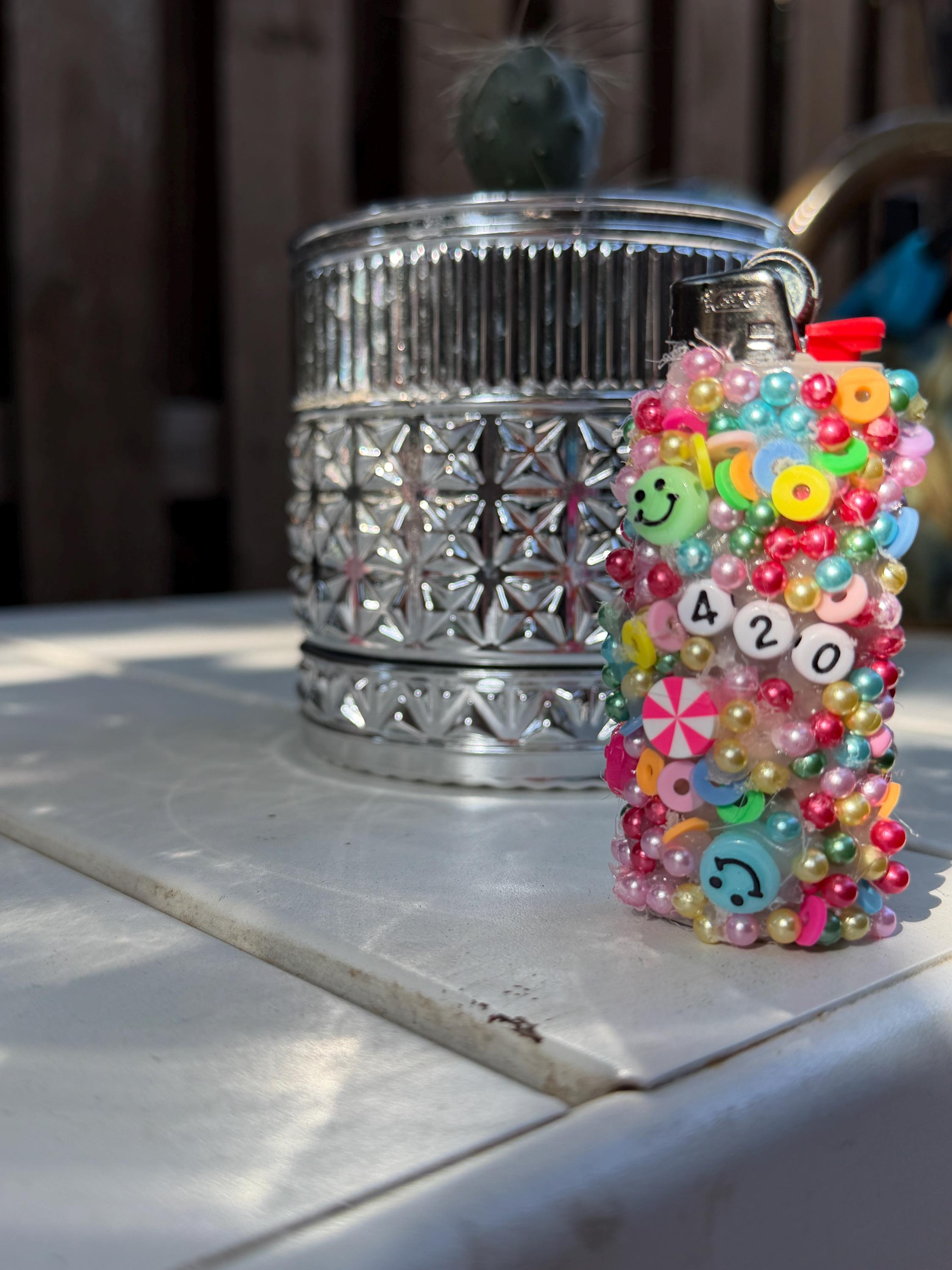 Bedazzled Lighter – Campy Chaos Sparkle Y2K Maximalist Rhinestone ...