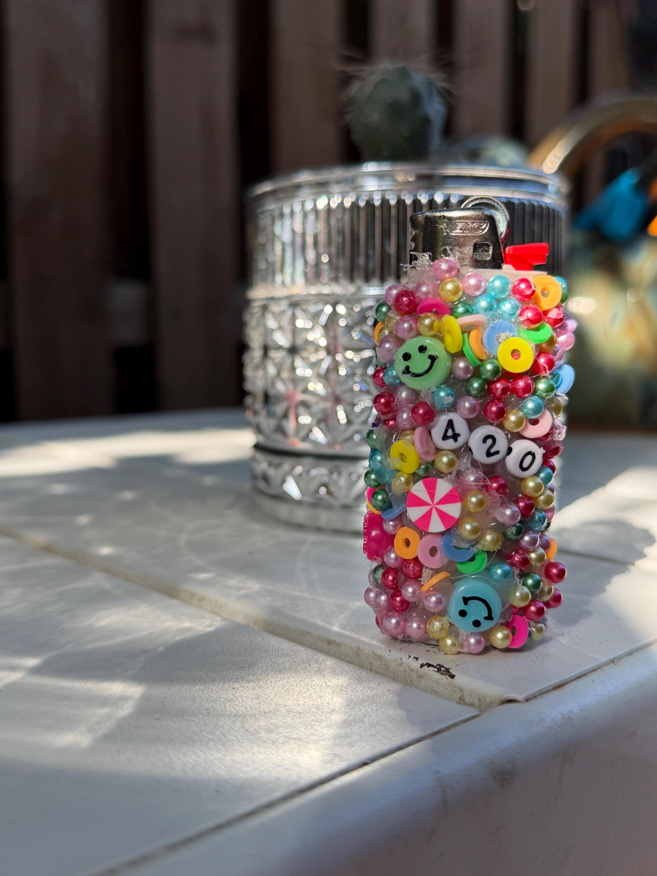 Bedazzled Lighter – Campy Chaos Sparkle Y2K Maximalist Rhinestone ...