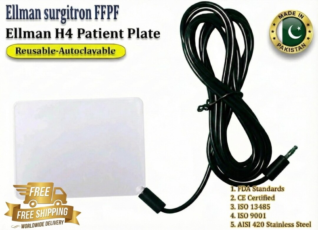 Ellman Surgitron FPPF Patient Plate Antenna/ellman Surgitron H4 OEM ...