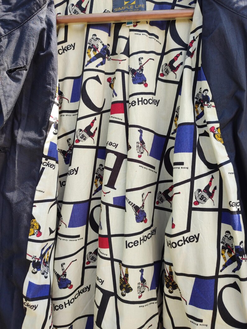 Vintage SIMPLE LIFE Japan Jacket – Graphic Lining, 80s Style - Etsy