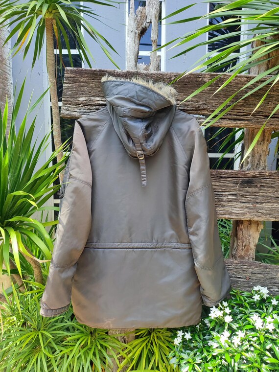 Vintage AVIREX M51 Fishtail Parka Faux Fur Collar Mil… - Gem