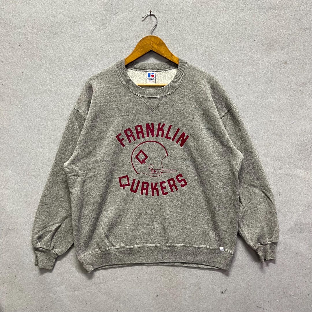 90s Russell Athletic Franklin Quakers Crewneck (XXL) - Etsy