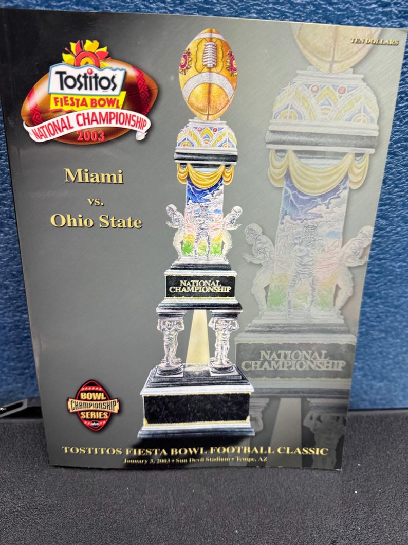 OSU Vs Miami Tostitos Fiesta Bowl National Championship Jan. 2003 ...