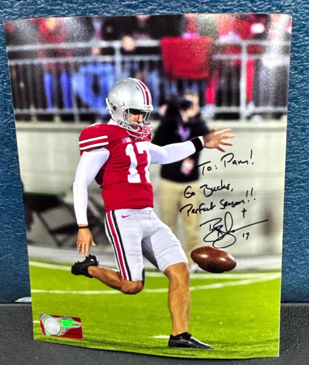 Ohio State Buckeyes Football Player (personalized) Signed Licensed ...