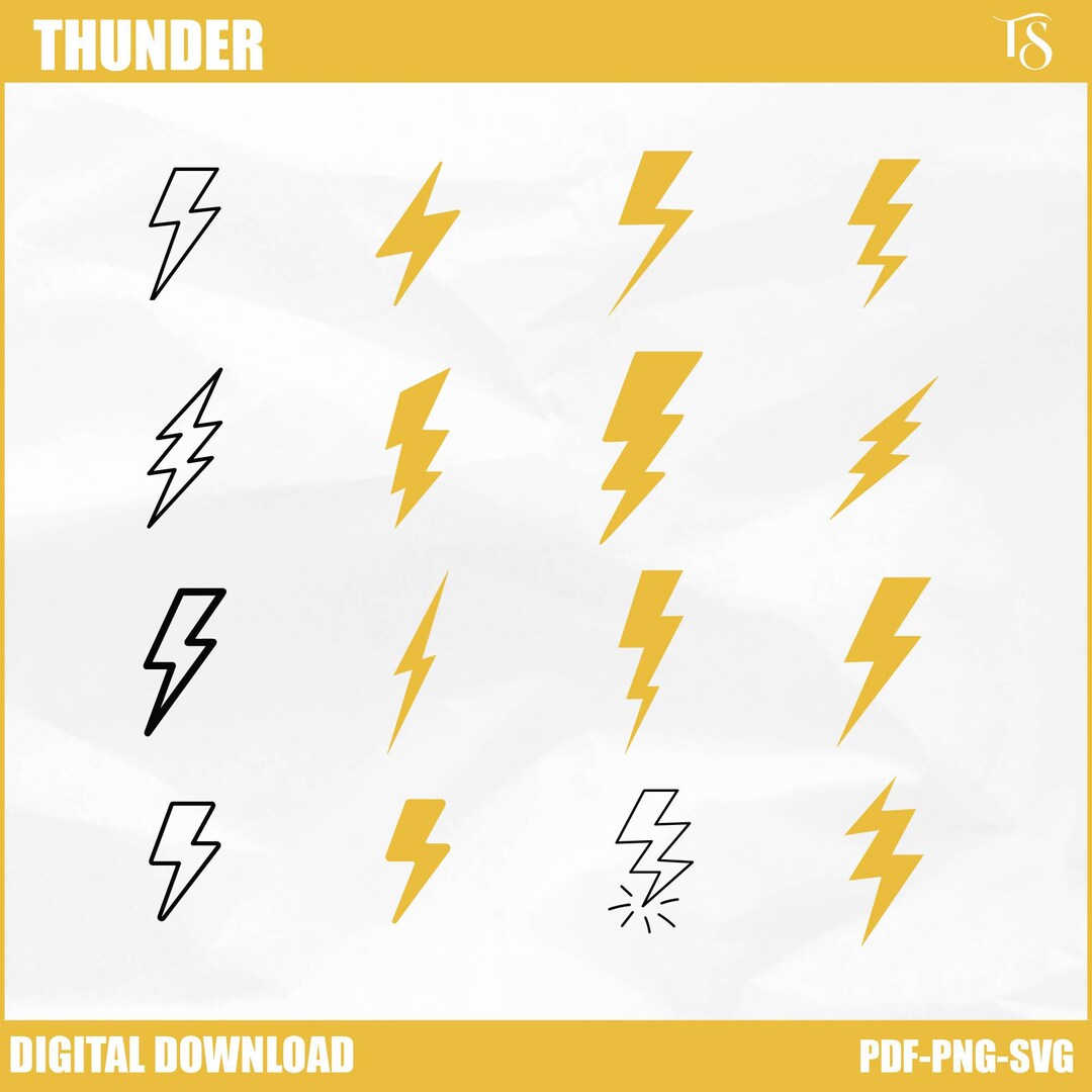 Lightning Bolt Svg, Lightning Strikes, Lightning Clipart, Lightning ...